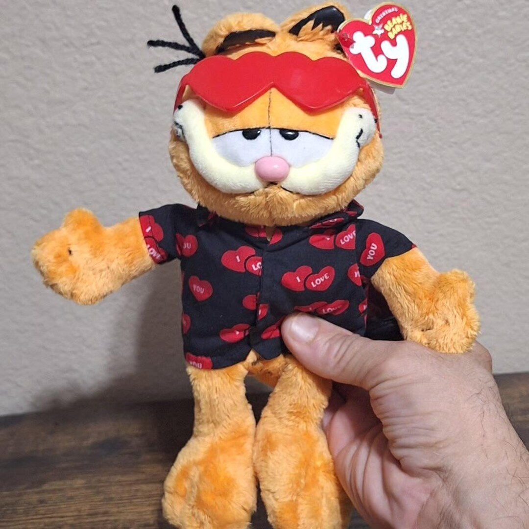 2005 Happy Valentine's Day Garfield the Cat Ty Beanie Baby - Etsy