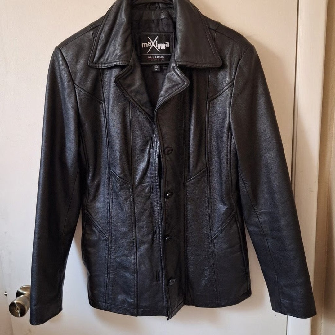 Wilson's Maxima Leather Jacket - Etsy