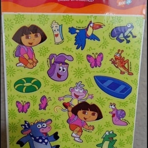 Vintage Nick Jr. Dora the Explorer Stickers - Etsy