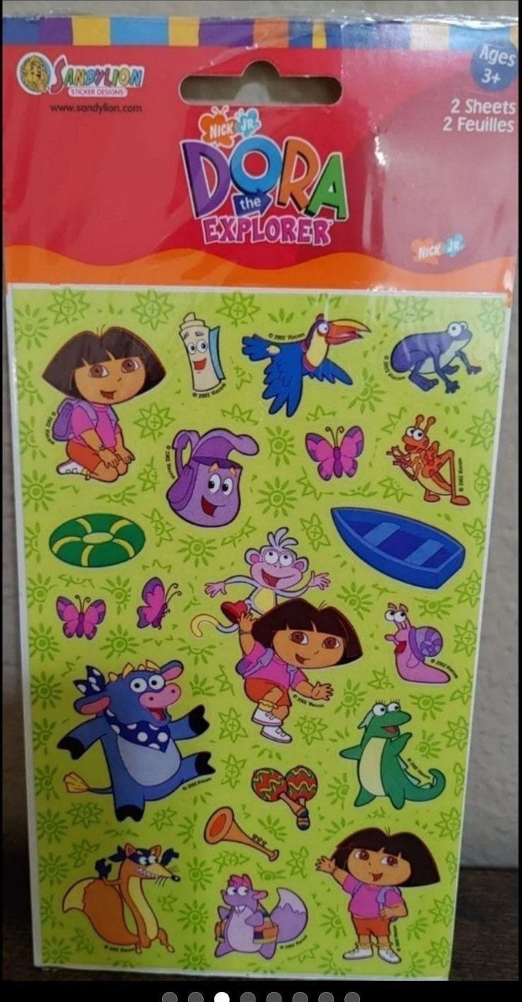 Vintage Nick Jr. Dora the Explorer Stickers - Etsy