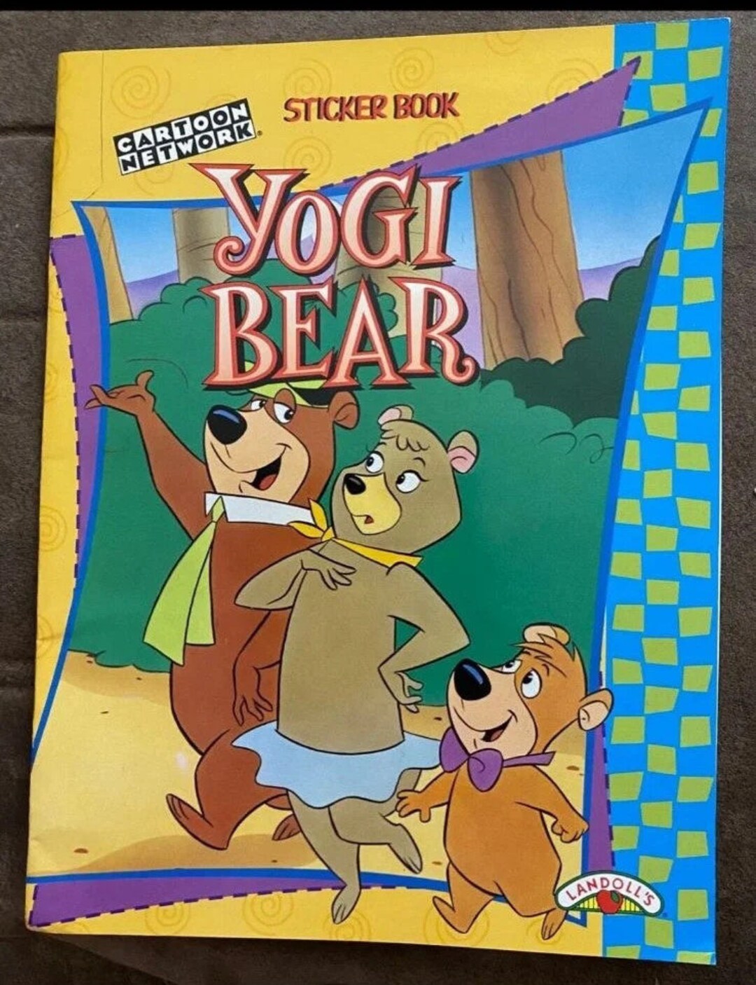 1997 Yogi Bear Cartoon Network Sticker Book - Etsy