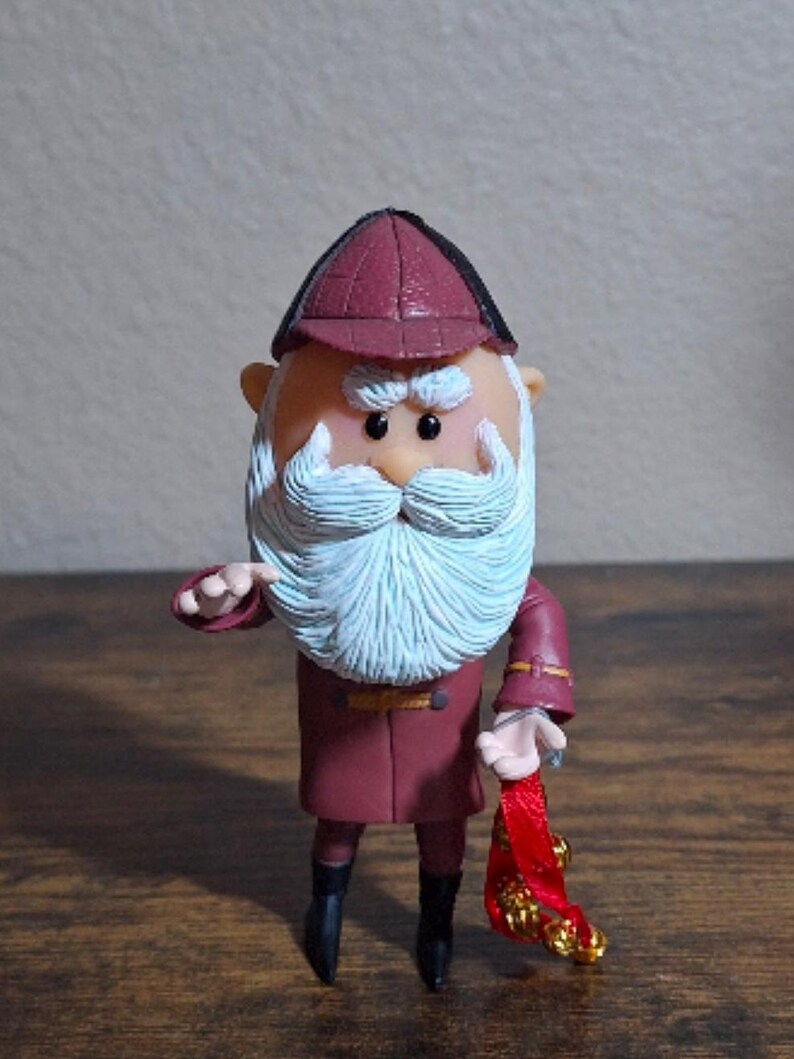 2002 Skinny Santa With Sleigh Bells - Etsy