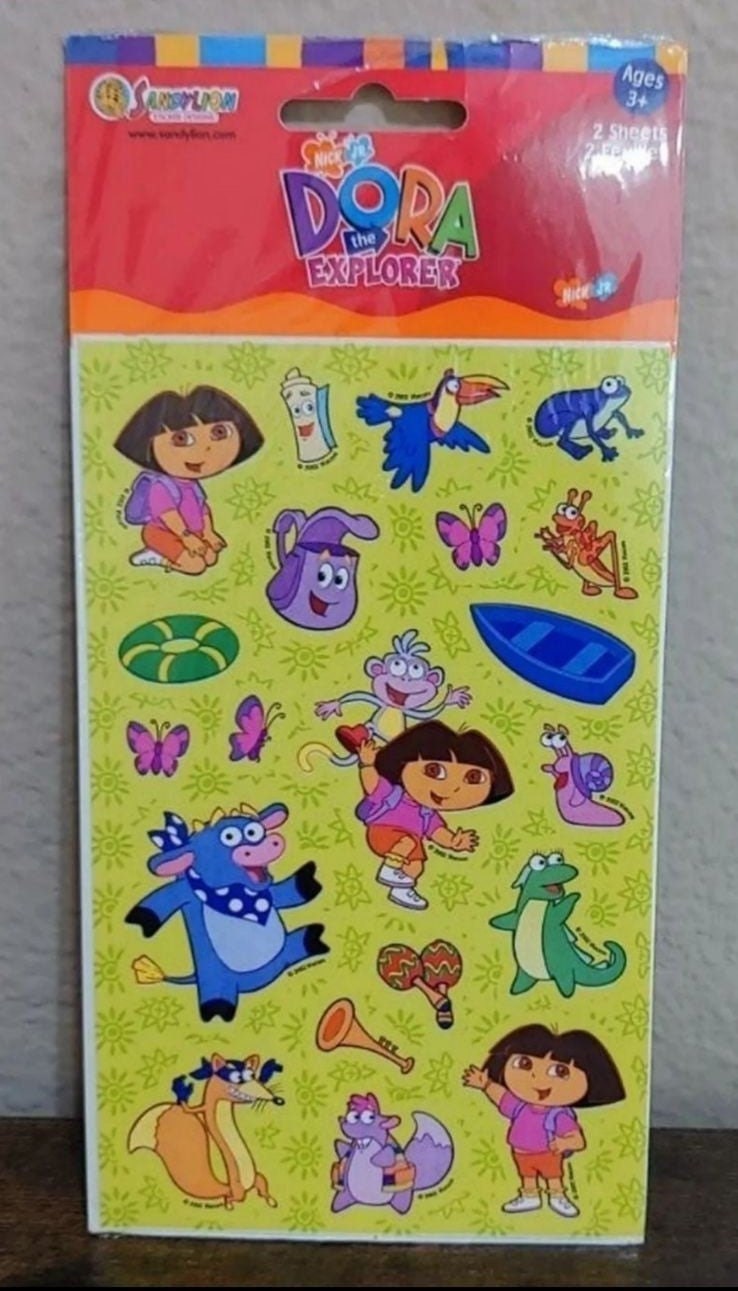 Vintage Nick Jr. Dora the Explorer Stickers - Etsy