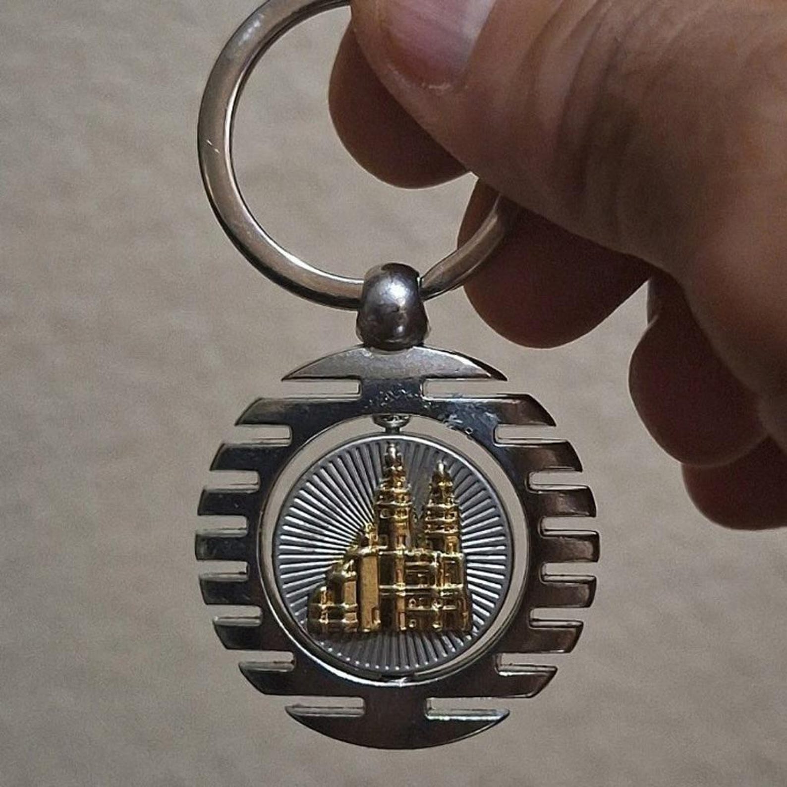 Our Lady of San Juan Two Tone Keychain - Etsy