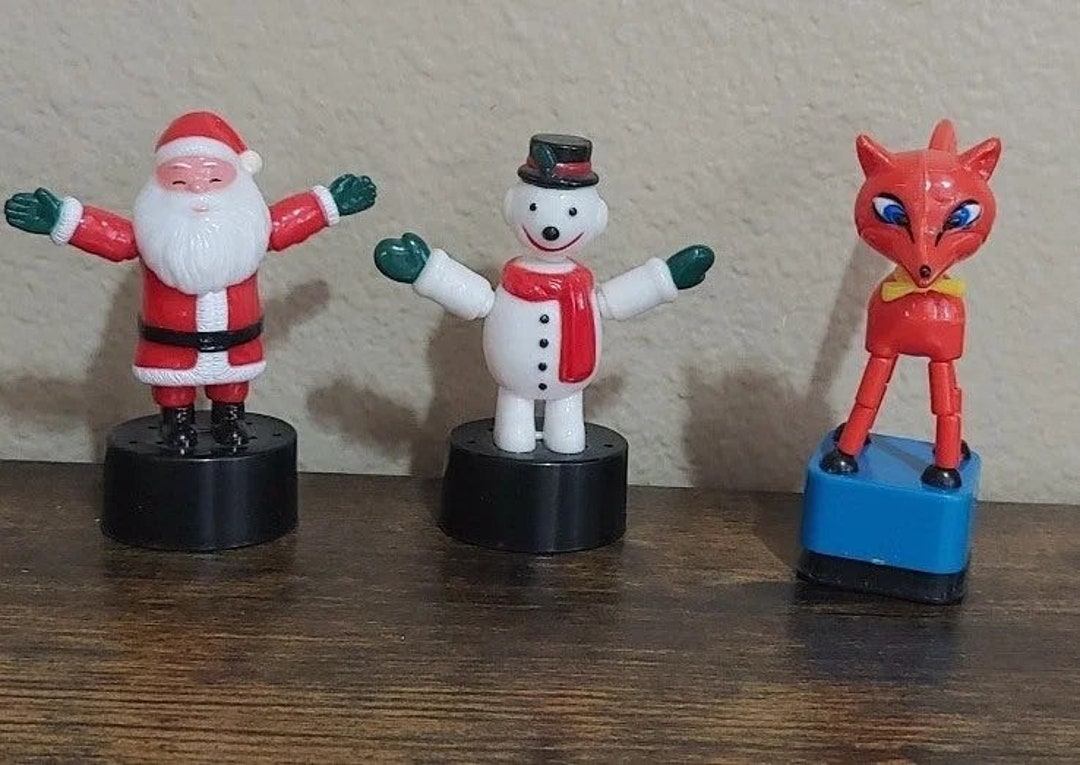 Set of 3 “DANCING Push Puppets Collapsible Thumb Toys - Etsy