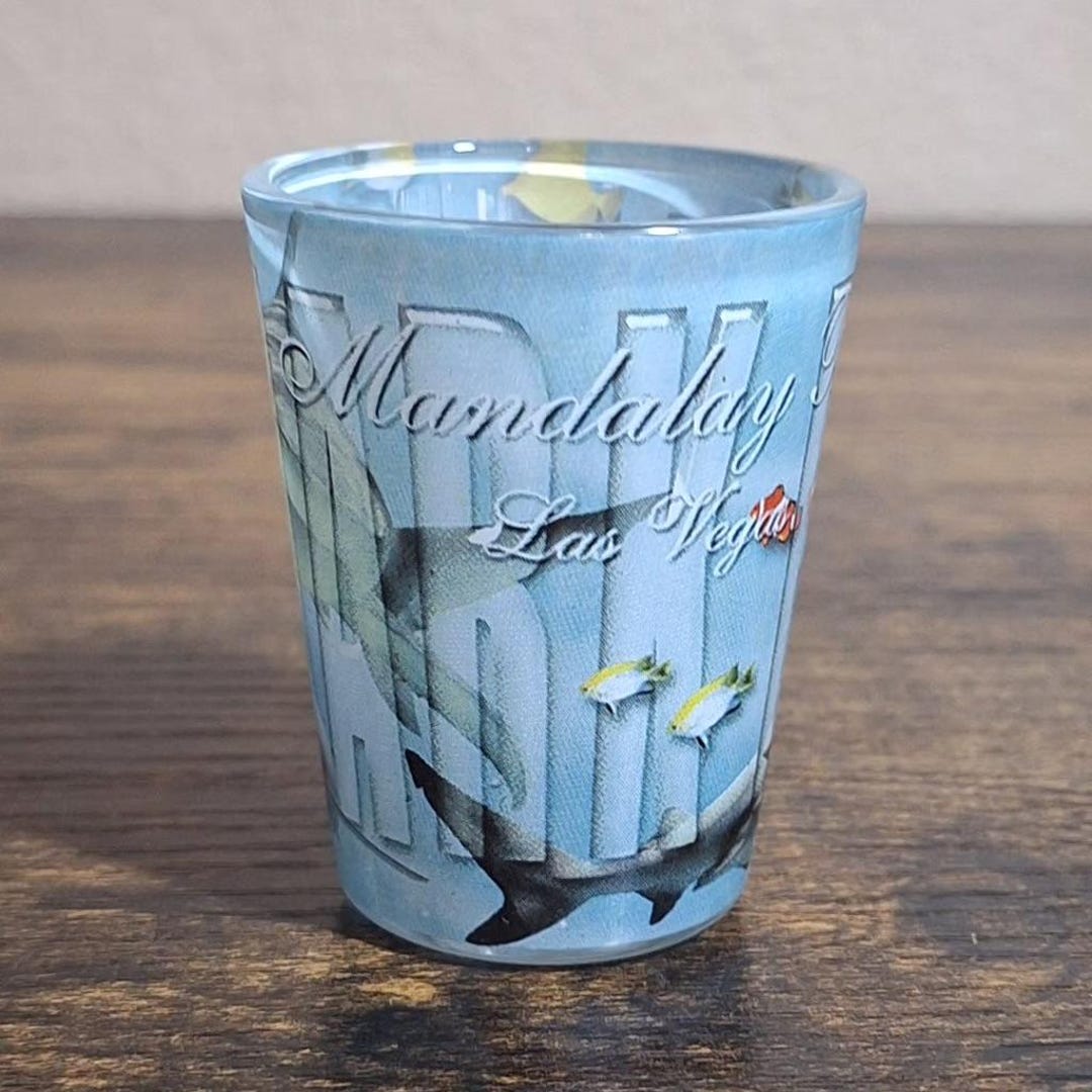 Mandalay Bay Shark Reef Shot Glass - Etsy