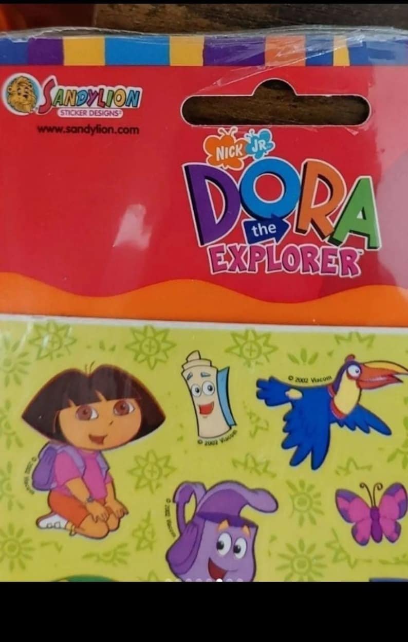 Vintage Nick Jr. Dora the Explorer Stickers - Etsy Vintage Nick Jr. Dora the Explorer Stickers - Etsy