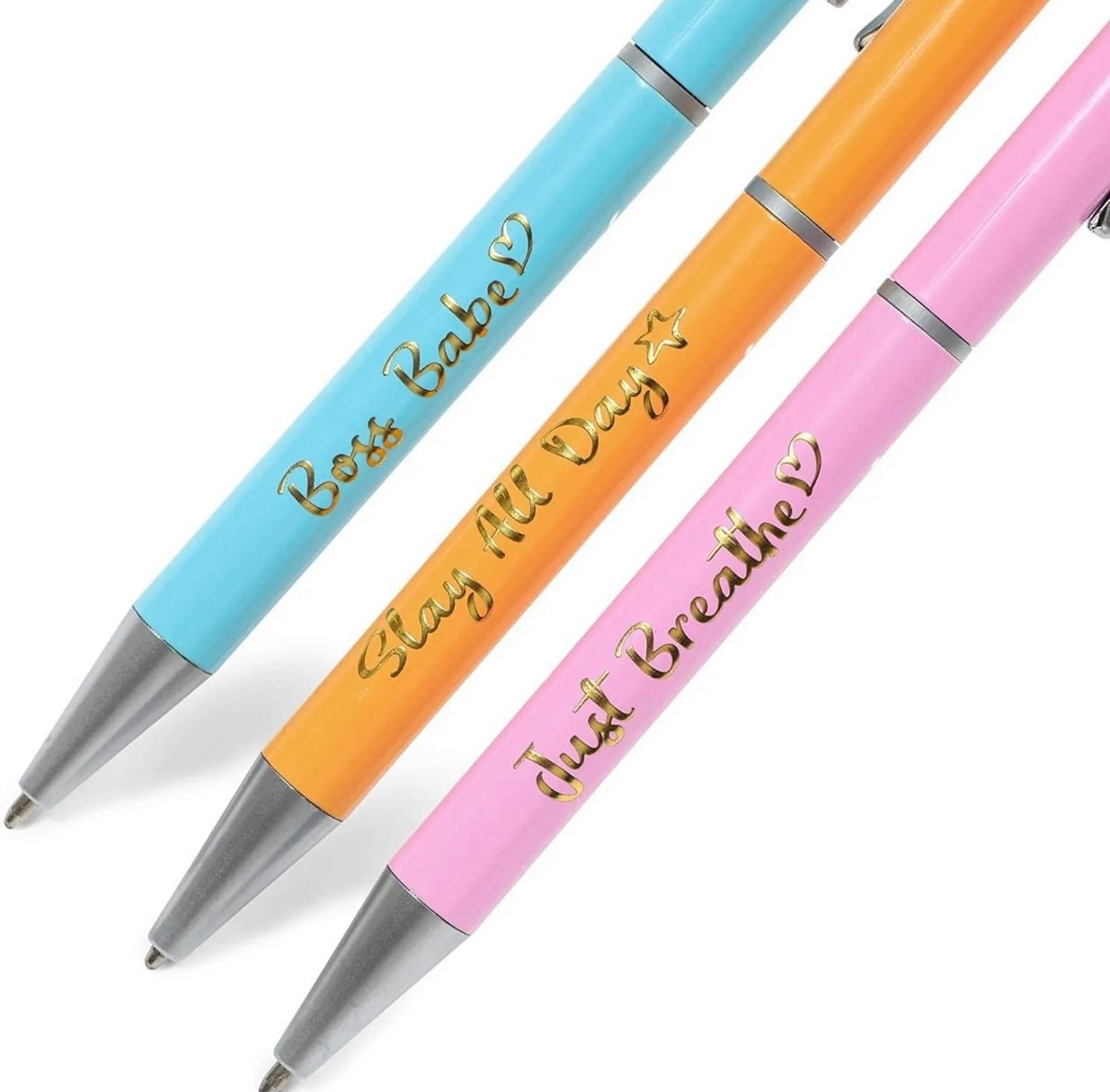 2 Motivational Quotes Ballpoint Pen - Etsy