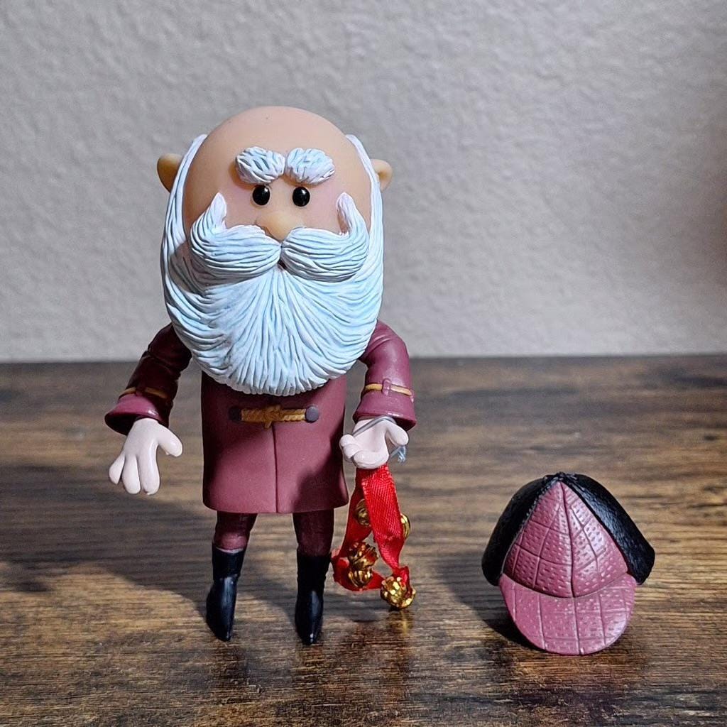 2002 Skinny Santa With Sleigh Bells - Etsy