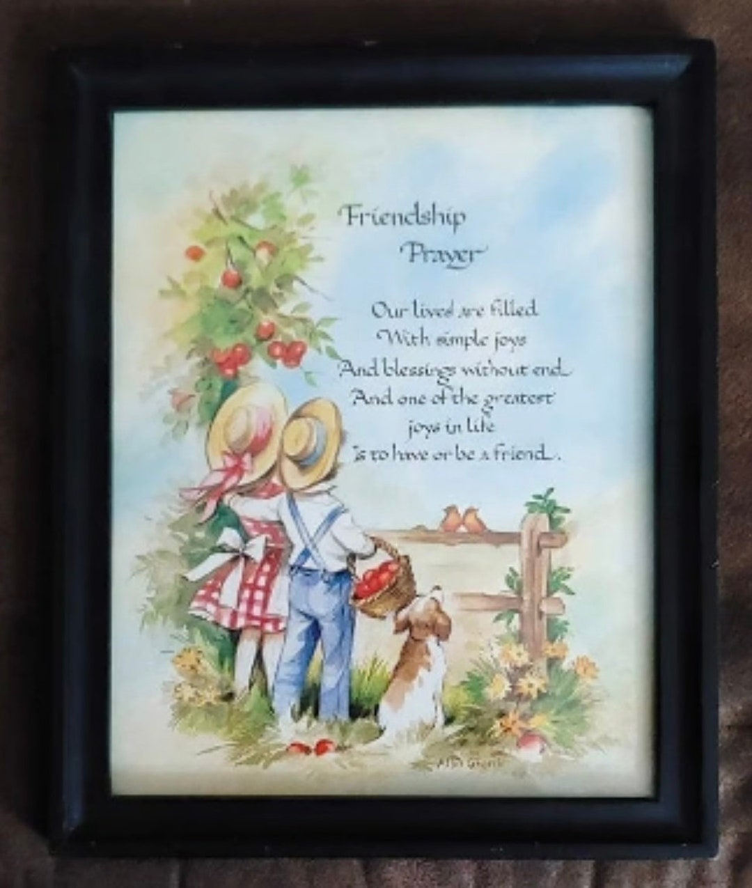 Friendship Prayer by Alan Grant Wall Art - Etsy