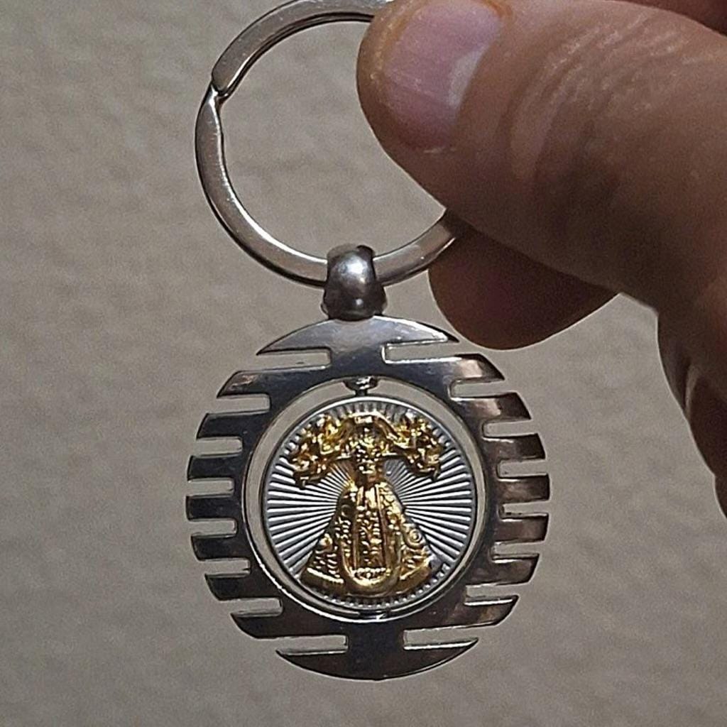 Our Lady of San Juan Two Tone Keychain - Etsy