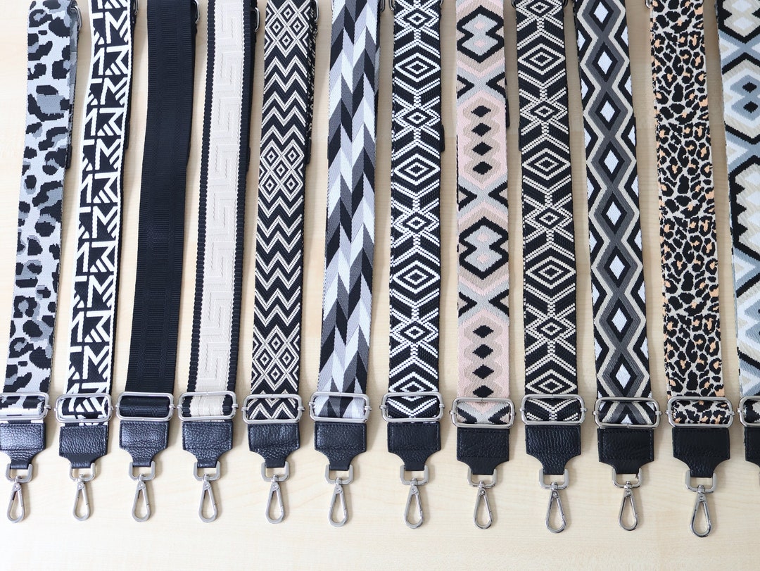 Bag Strap, Black Bag Strap, Wide Shoulder Strap, Adjustable Shoulder ...