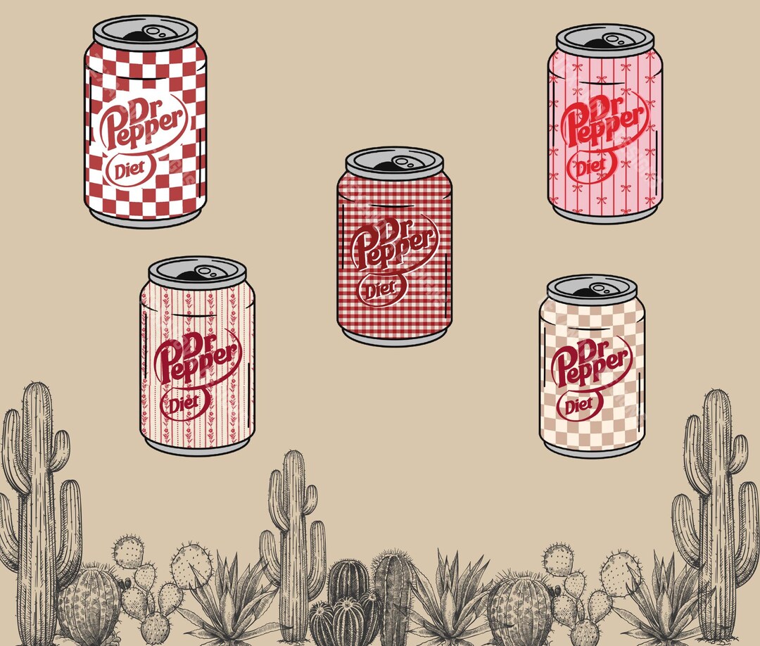 Pattern Diet Dr. Pep PNG - Etsy