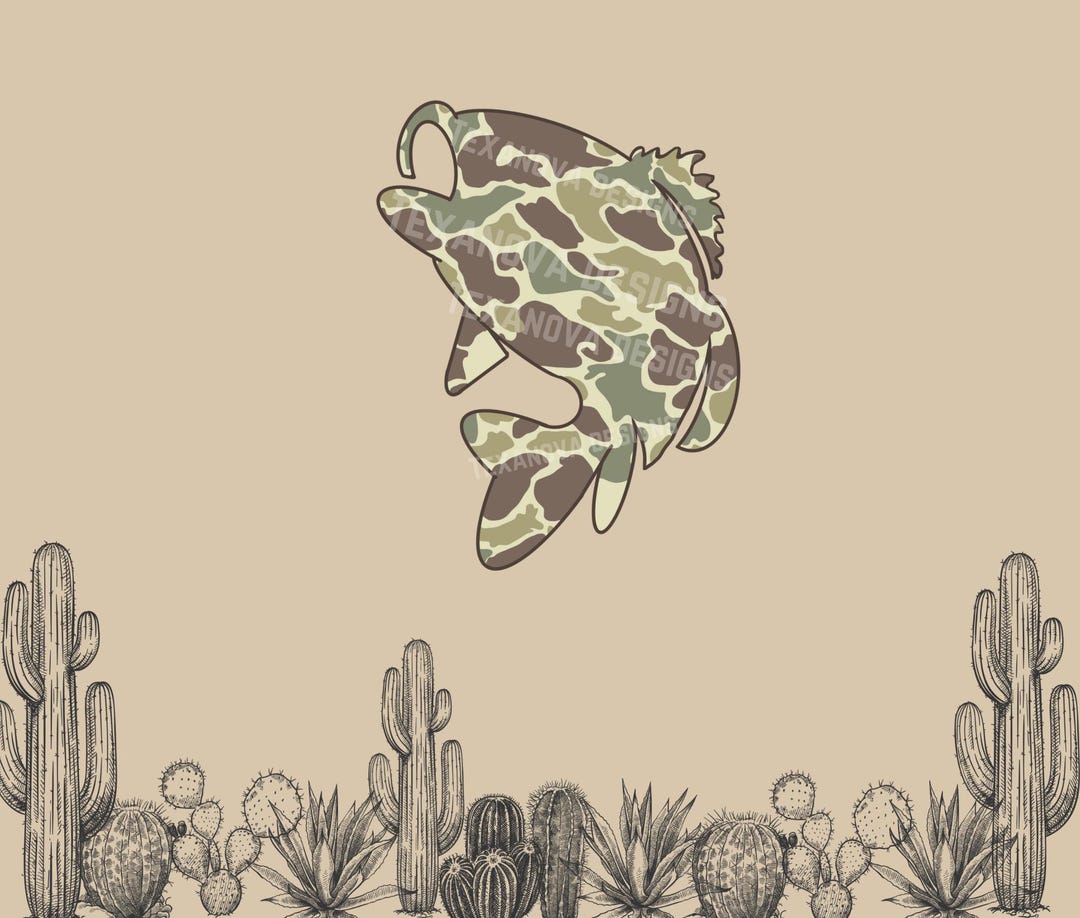 Camo Fish PNG - Etsy