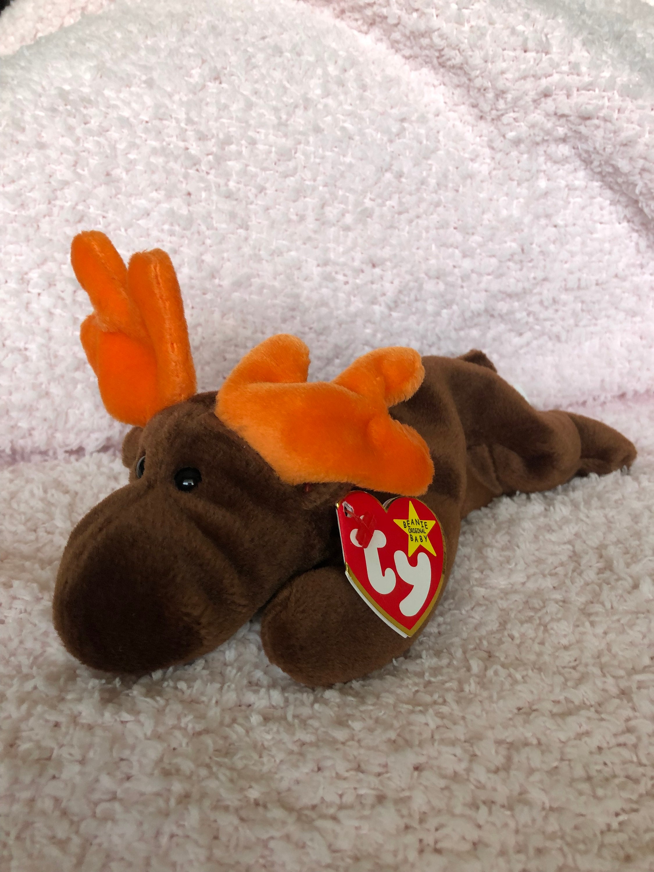 Ty Beanie Baby Chocolate the Moose Original - Etsy