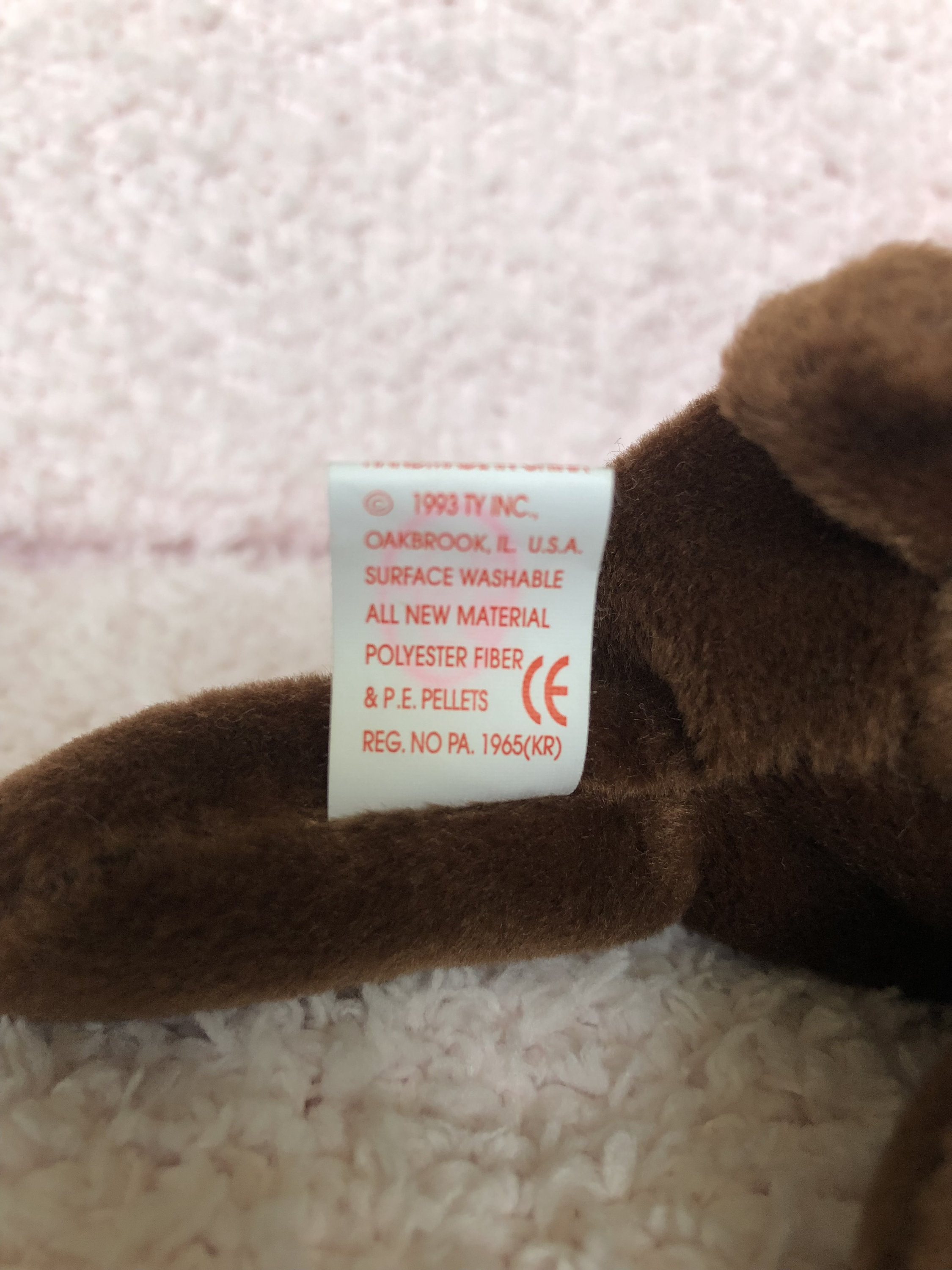 Ty Beanie Baby Chocolate the Moose Original - Etsy