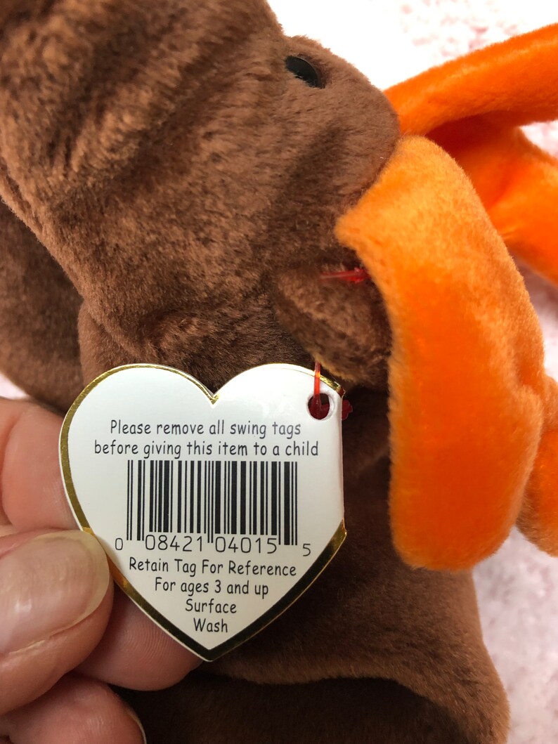 Ty Beanie Baby Chocolate the Moose Original - Etsy