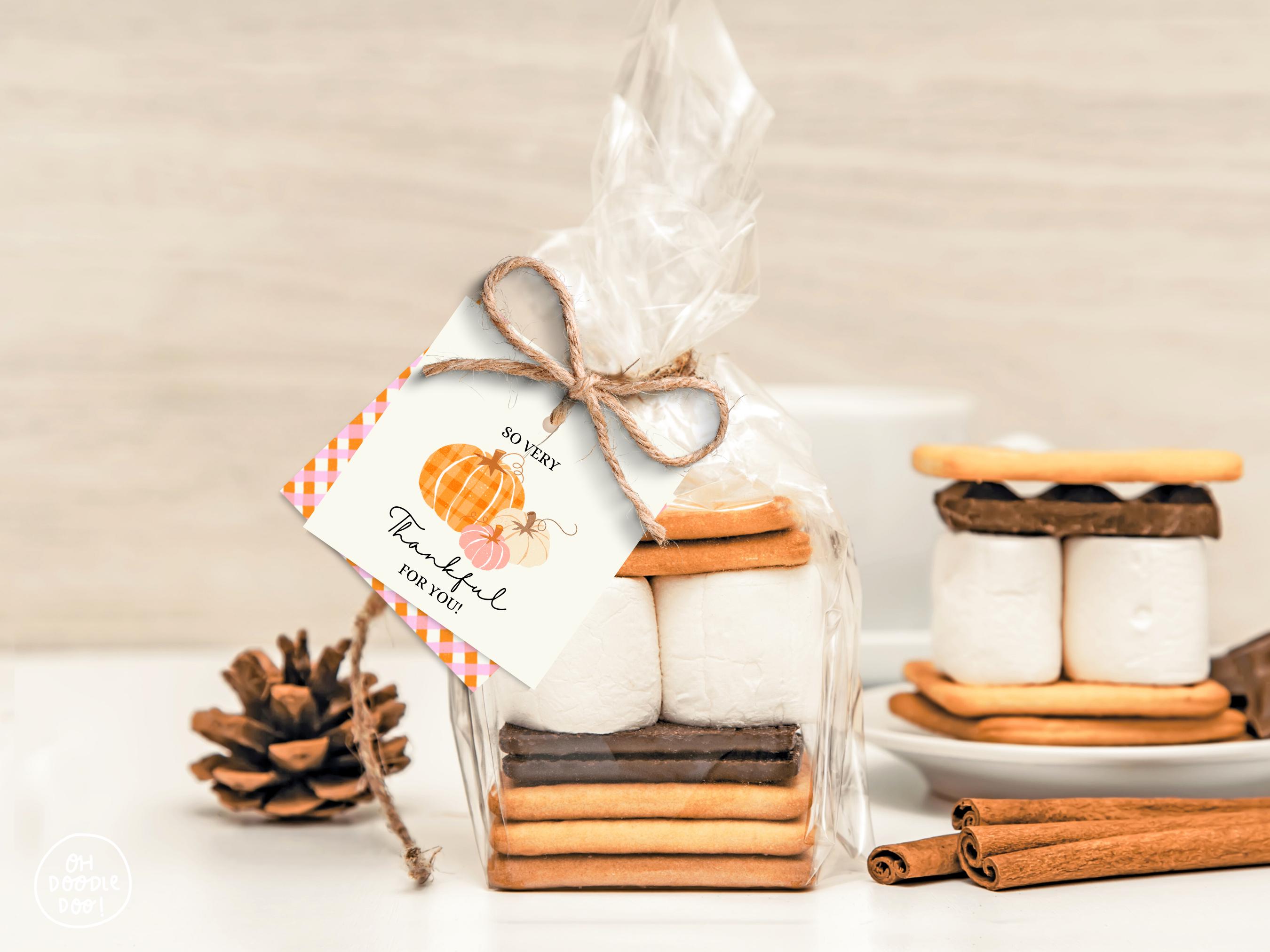 Thanksgiving Gift Tags Printable | Cute Pumpkin Tags | Fall Favor Tags ...