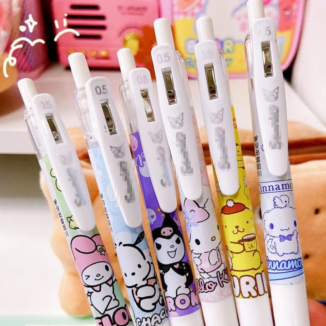 Cute Pen Set (6 Pens), Kawaii Pens for Kids, Cute School Office ...