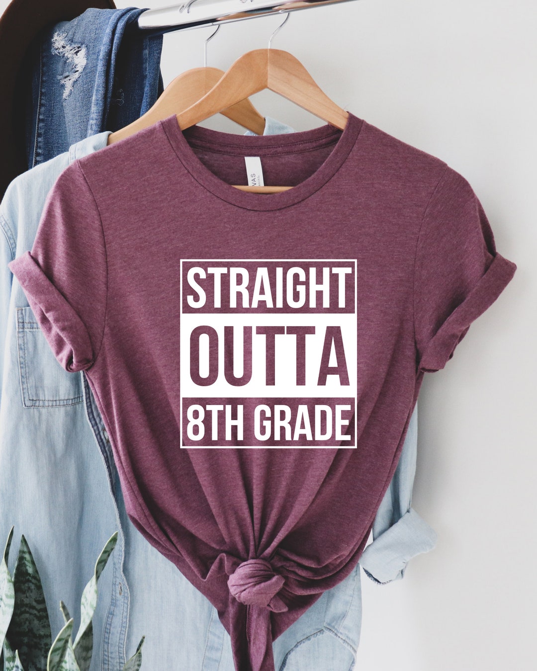 Straight Outta 8th Grade Shirt Graduation Shirt 8th Grade - Etsy