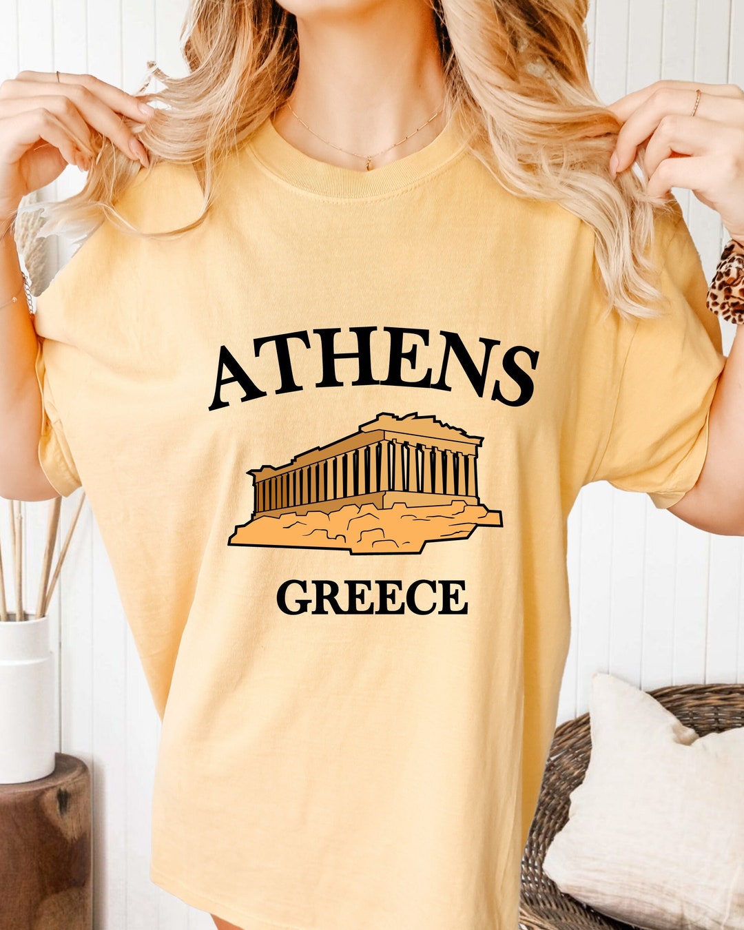 Comfort Colors Athens Greece Shirt, Travel Shirt, Trending Shirt, Funny ...