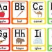 Traditional Alphabet Flash Cards Printable, ABC Flashcards, Alphabet ...