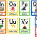 Traditional Alphabet Flash Cards Printable, ABC Flashcards, Alphabet ...