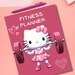 Printable Pink Fitness Planner Weight Loss Tracker Workout - Etsy