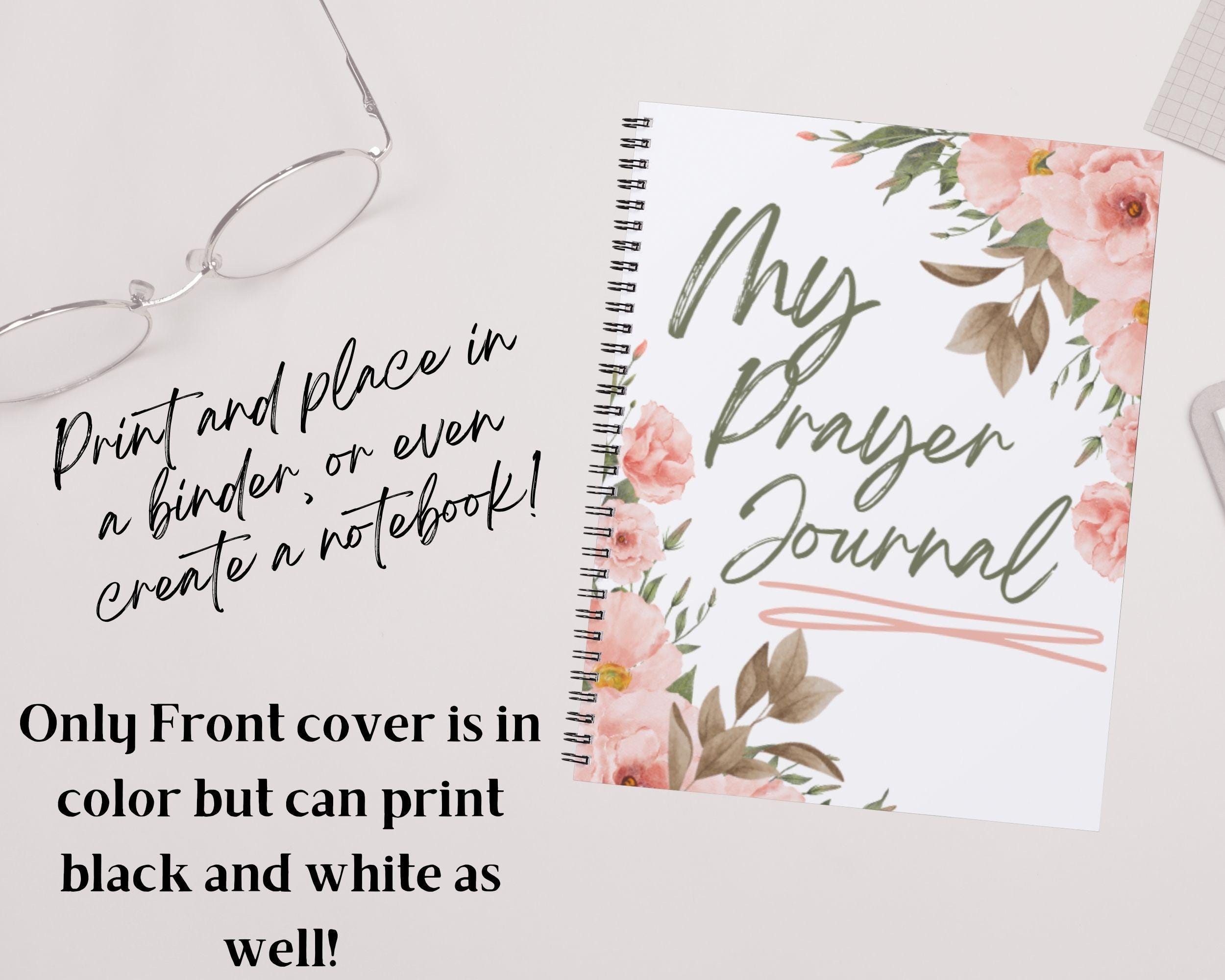 Prayer Journal, Bible Study Guide, Printable Prayer Journal, Scripture ...