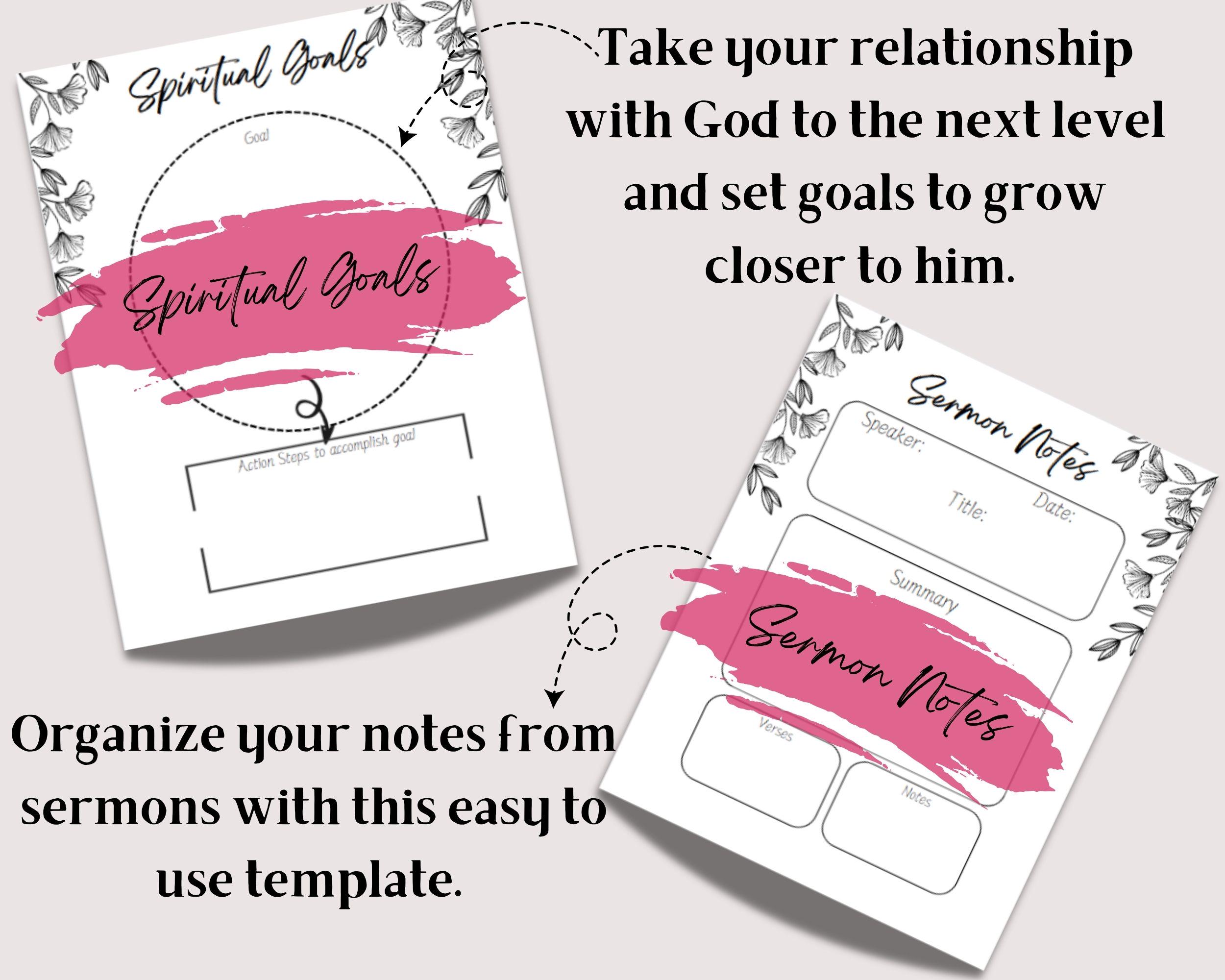 Printable Prayer Journal: Bible Study & Scripture Tracker (PDF) - Etsy
