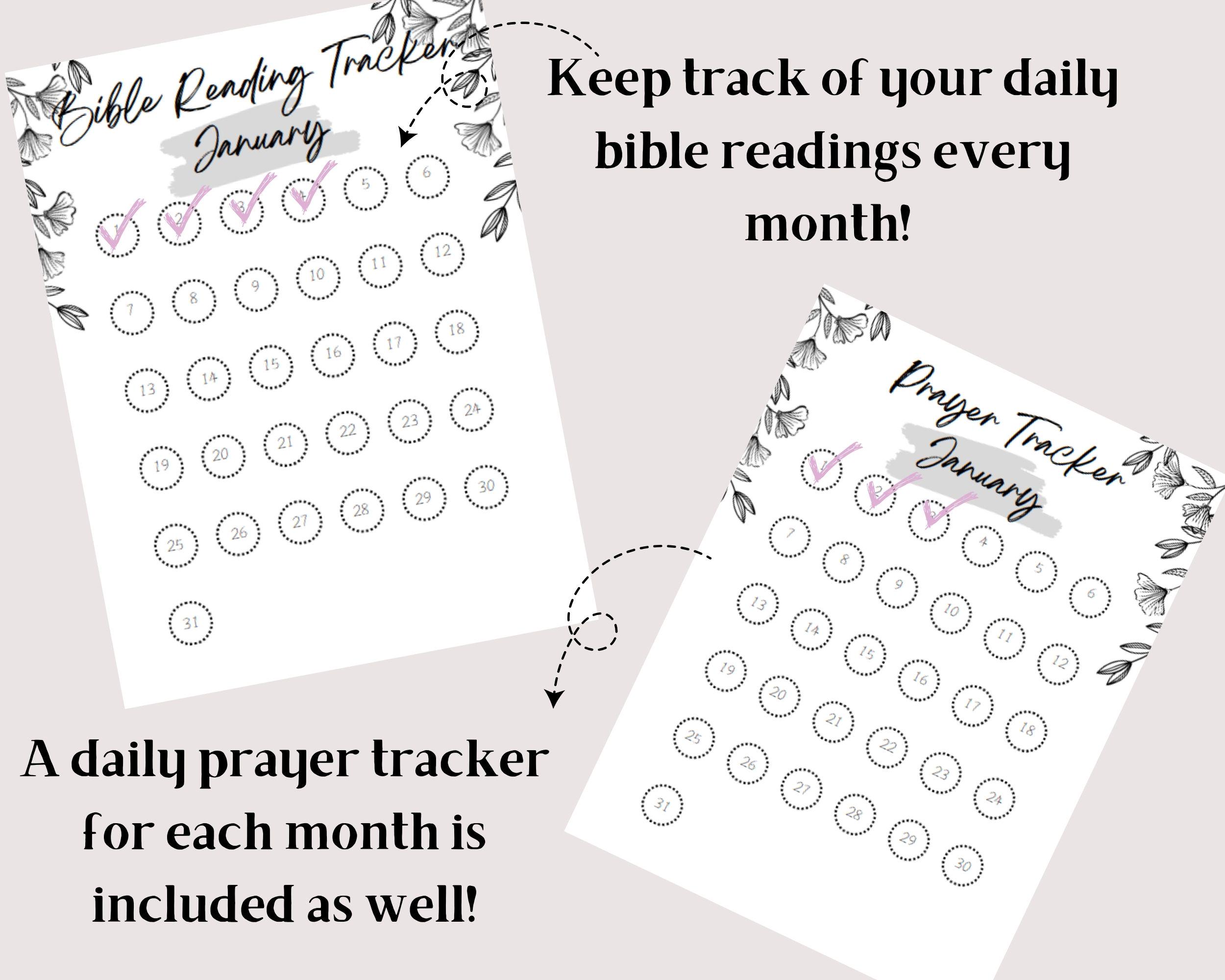 Printable Prayer Journal: Bible Study & Scripture Tracker (PDF) - Etsy