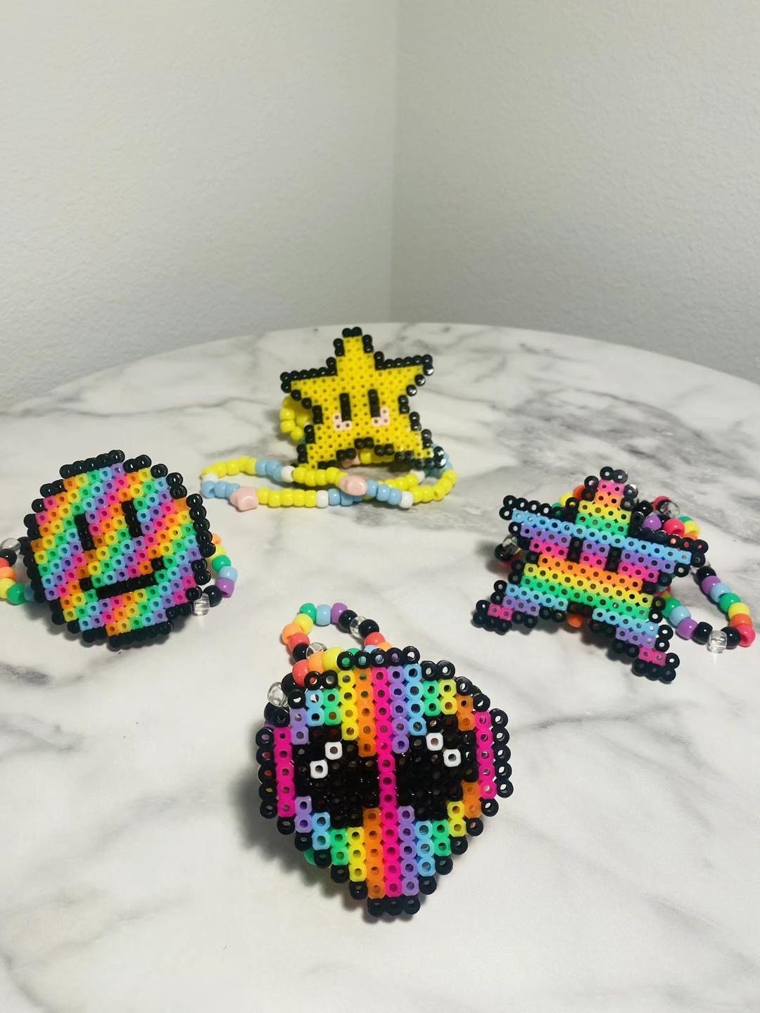 Rave Kandi Necklace LED Pacifier - Etsy