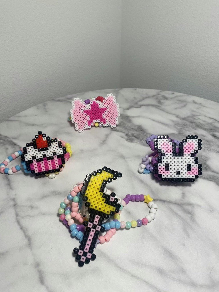 Rave Kandi Necklace LED Pacifier - Etsy