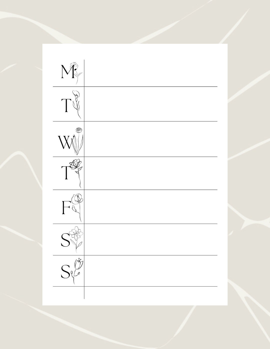 Weekly Plan, Daily Plan, Meal Prep, Planner, Goals, Schedule, Printable ...