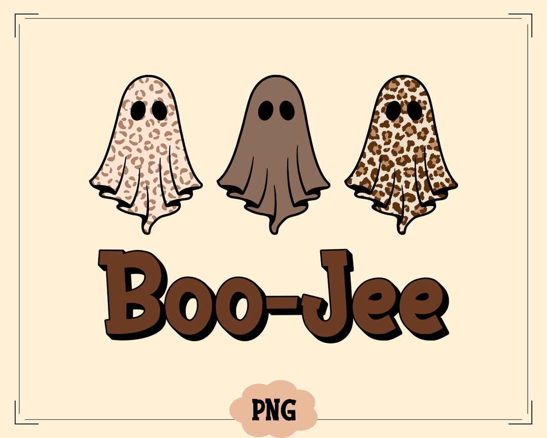Boo Jee Svg Boo Jee Leopard Ghosts Png Boojee Ghost Png Trendy