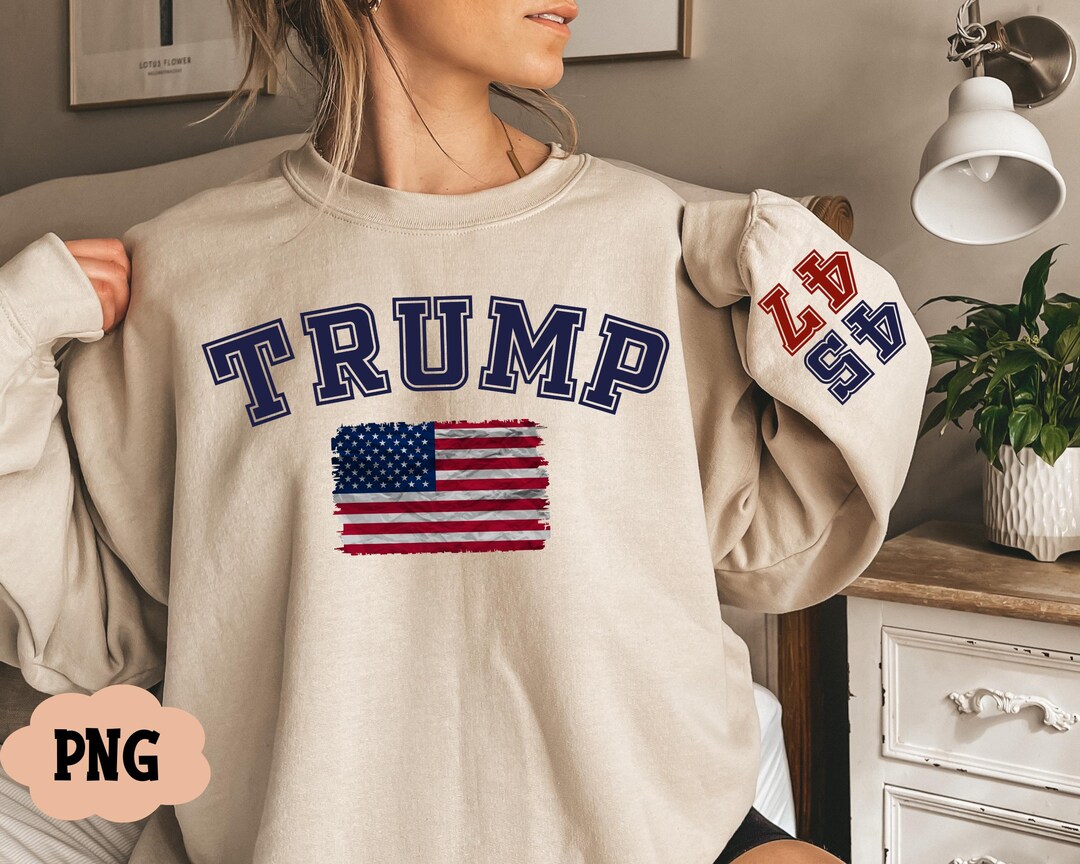 Trump 45/47 Varsity Svg, Png Trump 45/47 Republican Proud Conservative ...