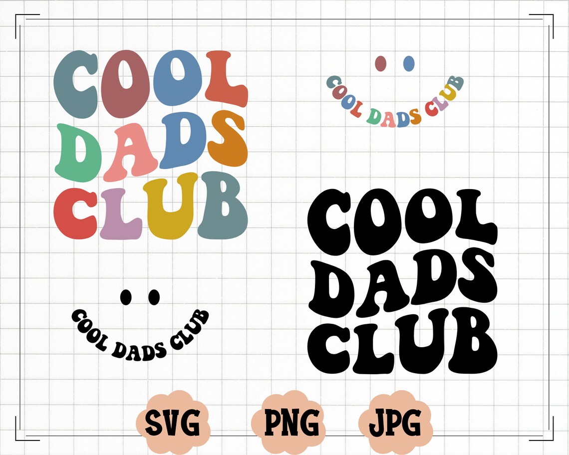 Cool Dads Club SVG Cool Dads Club PNG Nanas Svg Nanas to Be - Etsy