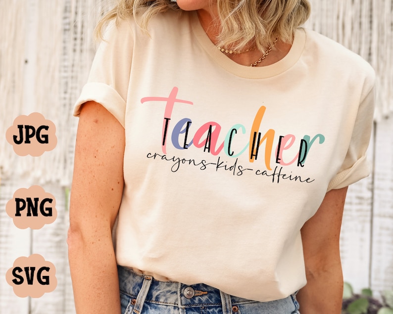 Teacher Shirt PNG Teacher Shirt Design Printable Teacher - Etsy