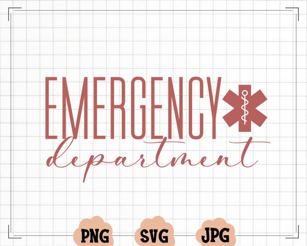 Emergency Nurse Svg ER Png ER Svg Medical Svg Svg for - Etsy Canada