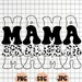 Retro Mama Svg, Mama Stacked Svg, Mom Life Svg, Leopard Mama Svg, Mama ...