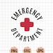 Emergency Department Svg, Digital Downloads, Medical Career Svg ...