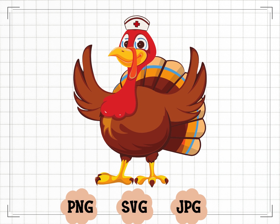Nurse Turkeys Thanksgiving Svg Thanksgiving Nurse Svg Nurse - Etsy