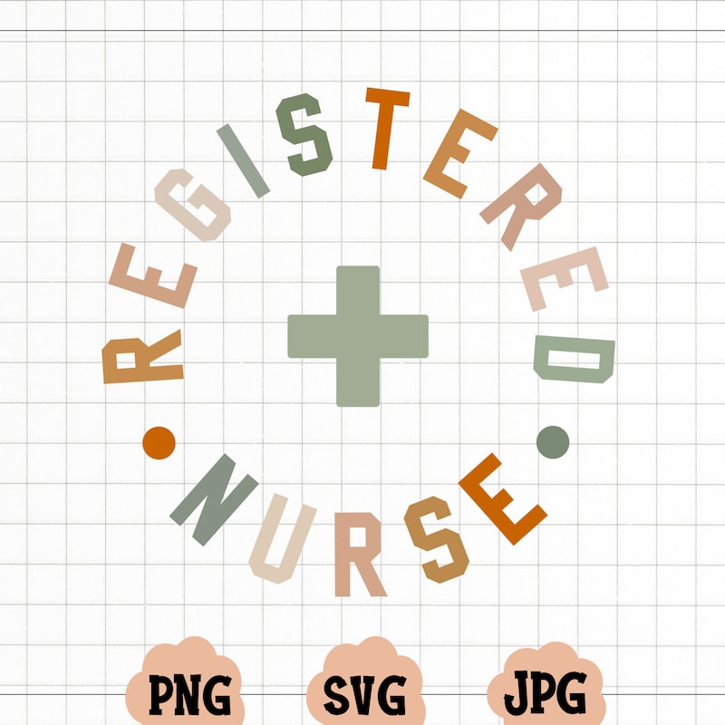 Registered Nurse Svg - Etsy