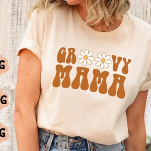 Groovy Mama Png, Groovy Mama Shirt, Matching Mommy and Me Shirt, Hippie ...