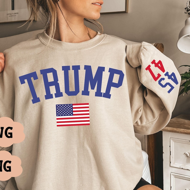 Trump 47 Flag Svg - Etsy
