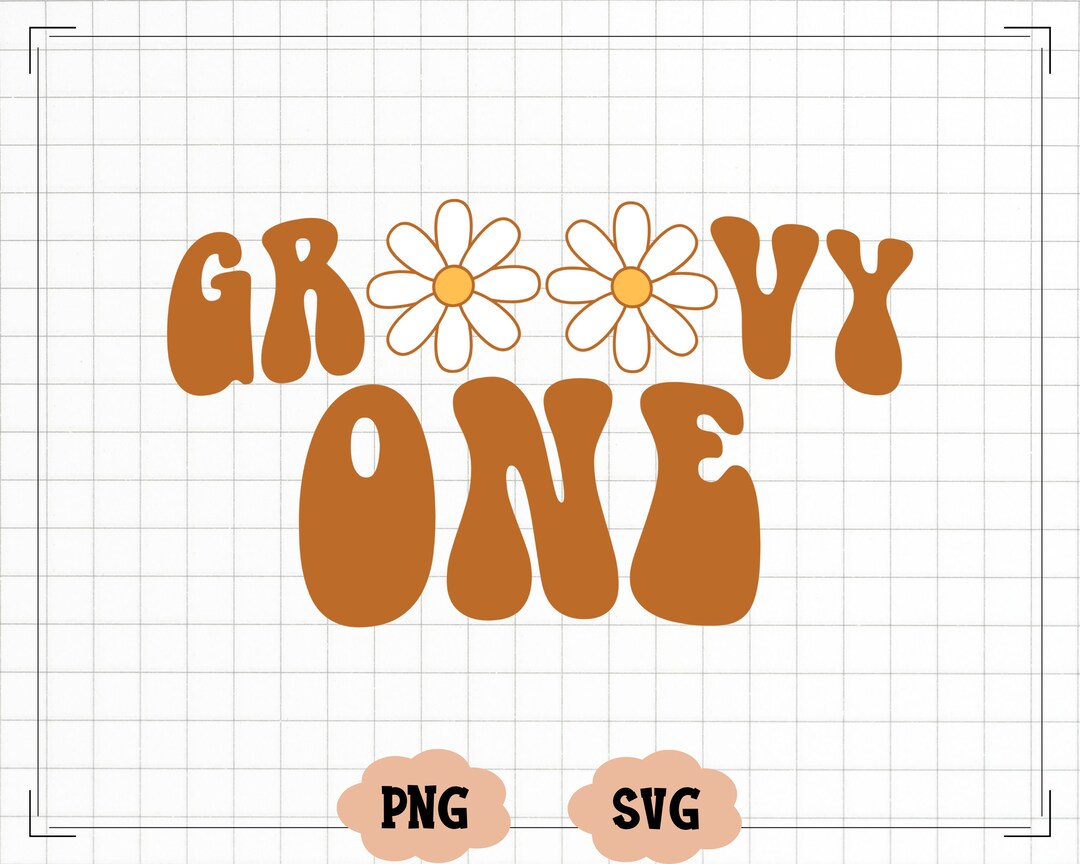 Groovy One Png - Girls Birthday Png - Girls First Birthday Png - 1st ...