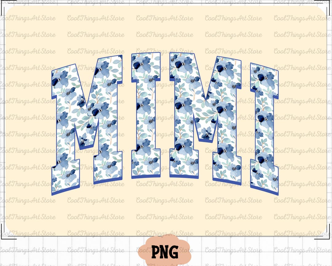 Blue Floral Mimi Png, Mimi Flower Png, Mimi Flower Png, Mimi Floral ...
