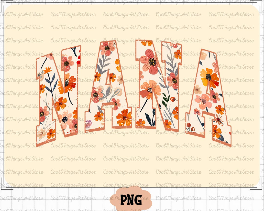 Floral Nana Png, Nana Flower Png, Nana Flower Png, Nana Floral, Nana Groovy Png, Nana Groovy ...