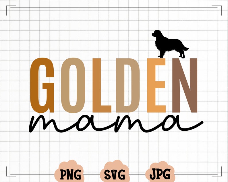 Golden Mama SVG, Golden Mama Png, Dog Mama Svg, Golden Doodle Mom Svg ...