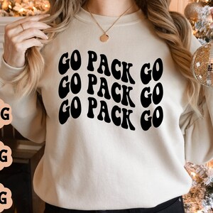 Go Pack Go SVG, Go Pack Go Png, Go Pack Cricut Svg, Go Pack Wavy Svg ...